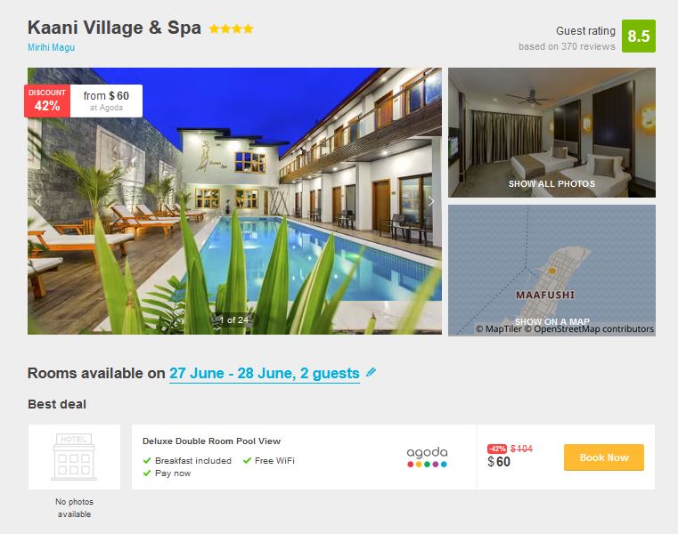Maldives: Top-rated 4*Kaani Village & Spa Resort From Only US$ 60/night ...