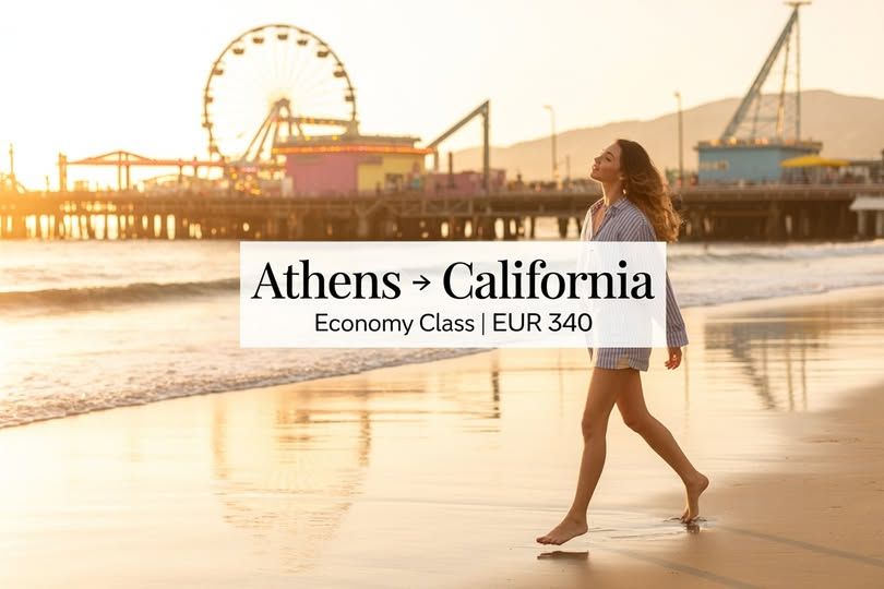Cheap NONSTOP Flights From Athens, Greece To California, USA For Only € ...