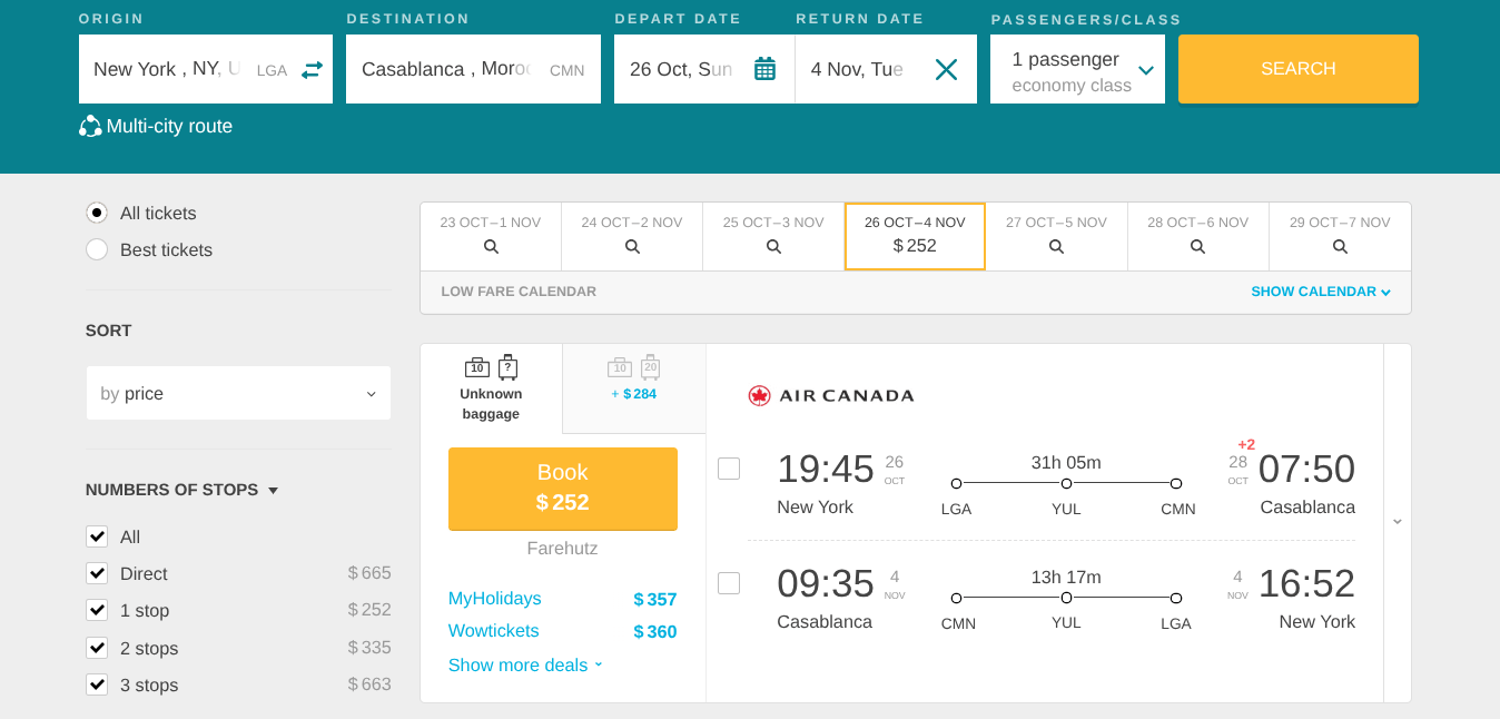 Cheap Flights From New York, USA To Morocco For Only US$252 (round-trip ...