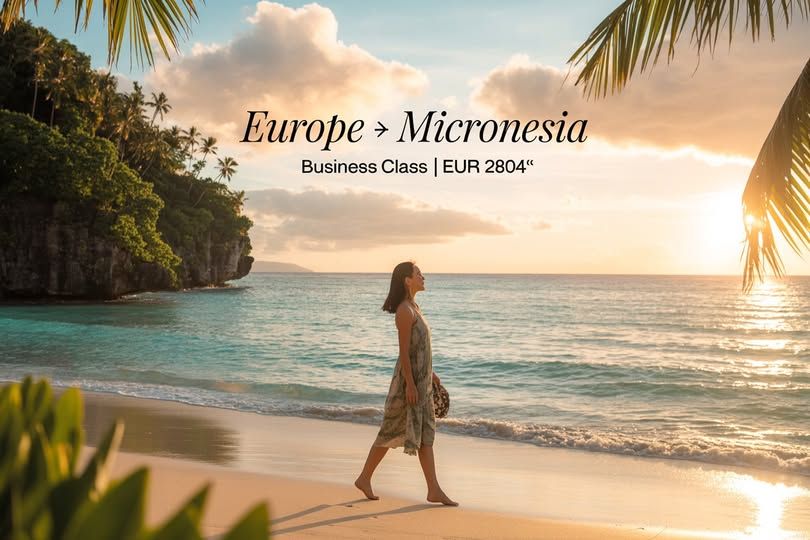 In BUSINESS CLASS From Europe To Micronesia From Only €2,804 (round ...