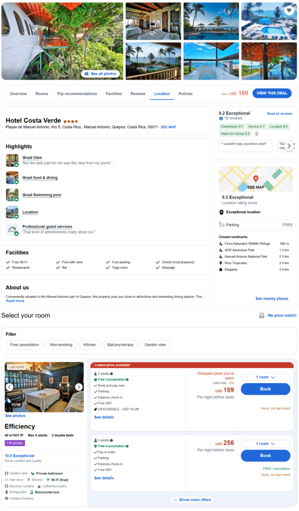 Quepos, Costa Rica: Book A Stay At The 4-star Hotel Costa Verde From ...