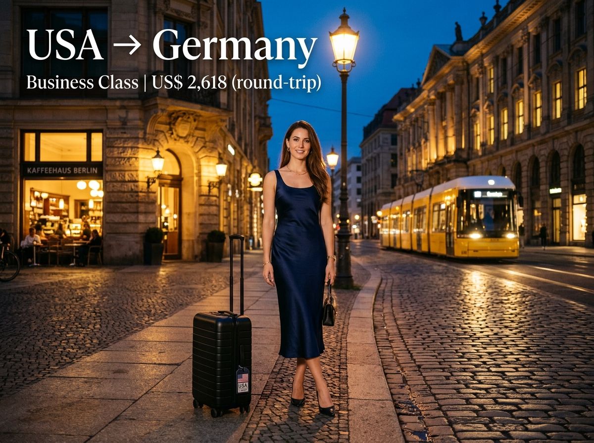 SALE! Fly In BUSINESS CLASS From USA To Germany From Just US$ 2,618 ...